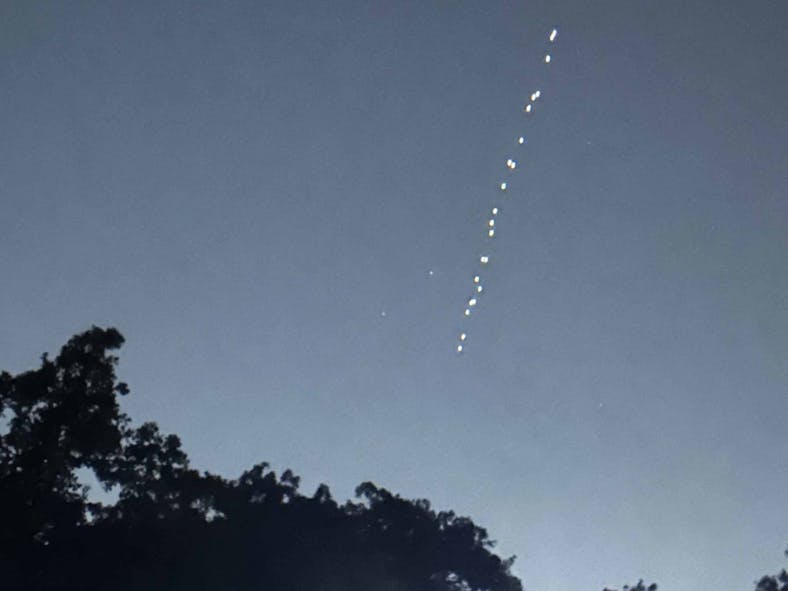 Unraveling The Mystery Of SpaceX's Starlink Satellite Train